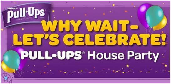 *Closed* Free House Party: Pull-Ups - Freebies 4 Mom