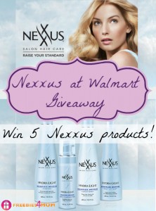 *Closed* Nexxus at Walmart Giveaway - Freebies 4 Mom