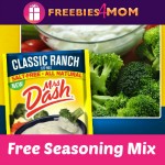*Expired* Free Mrs. Dash Classic Ranch Dip Mix - Freebies 4 Mom