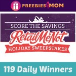 *Expired* Sweeps RetailMeNot Score the Savings - Freebies 4 Mom