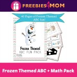 *Expired* Free Frozen-Themed ABC + Math Pack - Freebies 4 Mom