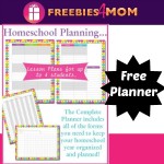 *Expired* Free All-In-One Homeschool Planner - Freebies 4 Mom