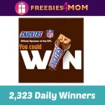 *Expired* Sweeps Snickers NFL (2,323 Winners Per Day!) - Freebies 4 Mom