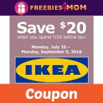 *Expired* Save $20 off $150 at IKEA - Freebies 4 Mom