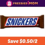 *Expired* Coupon: Save $0.50 on any two Snickers - Freebies 4 Mom