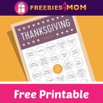 🦃Free Printable Game: Thanksgiving BINGO - Freebies 4 Mom