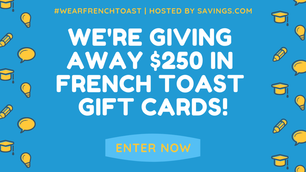 *Expired* $50 French Toast Gift Card Giveaway (5 winners) - Freebies 4 Mom