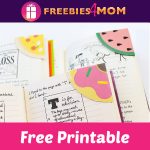 🍕Free Printable Corner Bookmarks - Freebies 4 Mom
