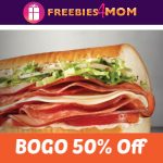 *Expired* 🥖Jimmy John's Buy One Get One 50% Off - Freebies 4 Mom