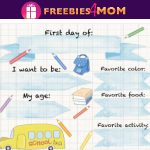 📚Free Printable Signs: Fill-in-the-Blank Back to School Signs (4 to ...