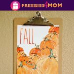 🍂Free Printable: Fall Pumpkins Wall Art - Freebies 4 Mom