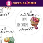 🌰Free Fall Printable Tags: Autumn Sweets Gift Tags - Freebies 4 Mom