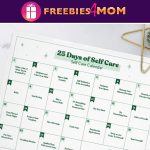 *Expired* 🛁Free Printables for 25 Days of Self Care - Freebies 4 Mom