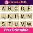 🅰️Free Printable Signs: Scrabble Letter Tiles - Freebies 4 Mom