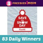 *Expired* ⛄️Sweeps Campbell's Save the Snow Day (83 Daily Winners ...