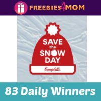 *Expired* ⛄️Sweeps Campbell's Save the Snow Day (83 Daily Winners ...