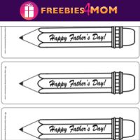 📖Free Father's Day Printable: Father's Day Bookmark - Freebies 4 Mom