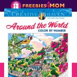🌎Free Printable Adult Coloring: Around the World (color by number ...